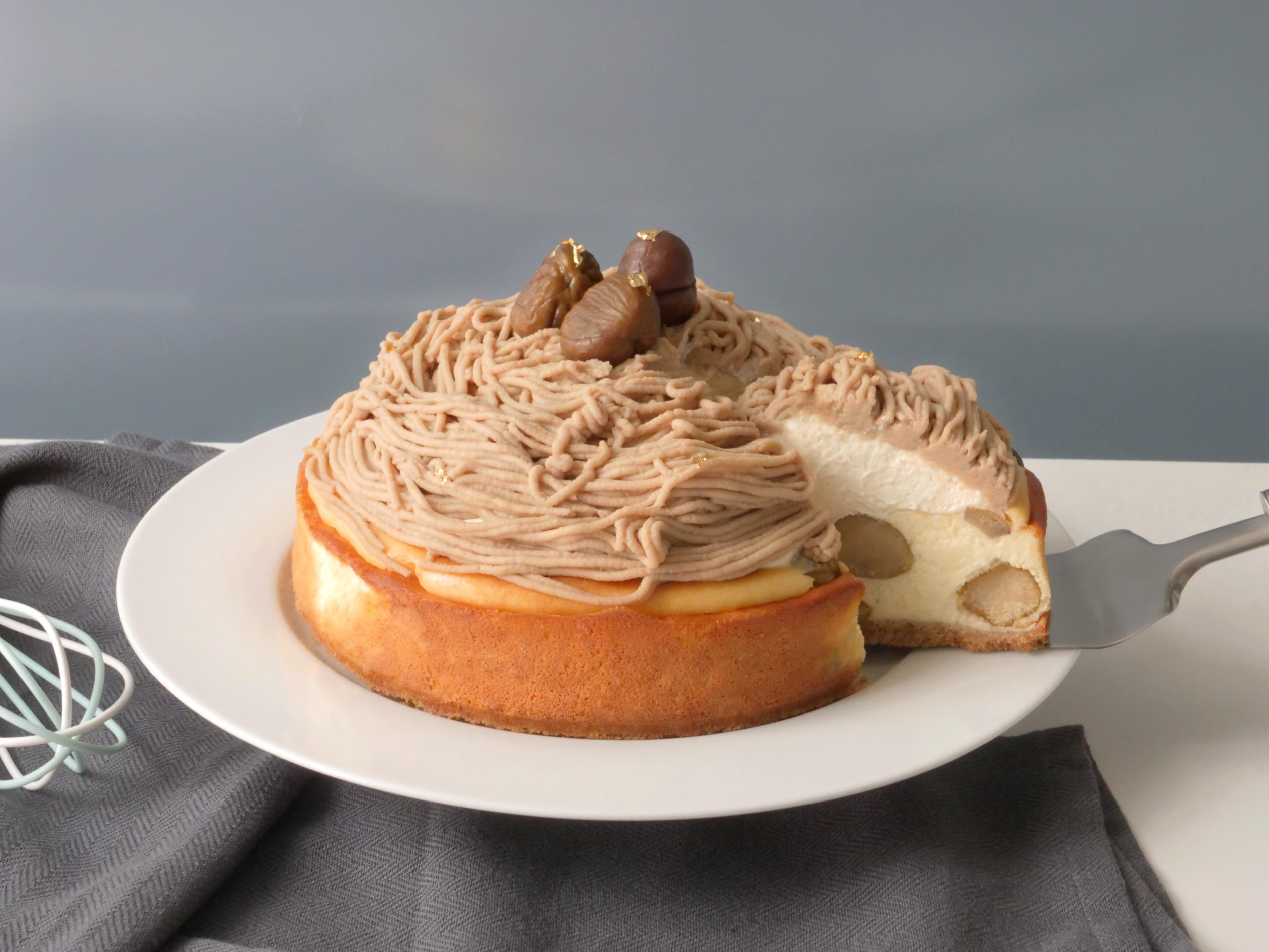 Baked Mont Blanc cheesecake | Scrolller