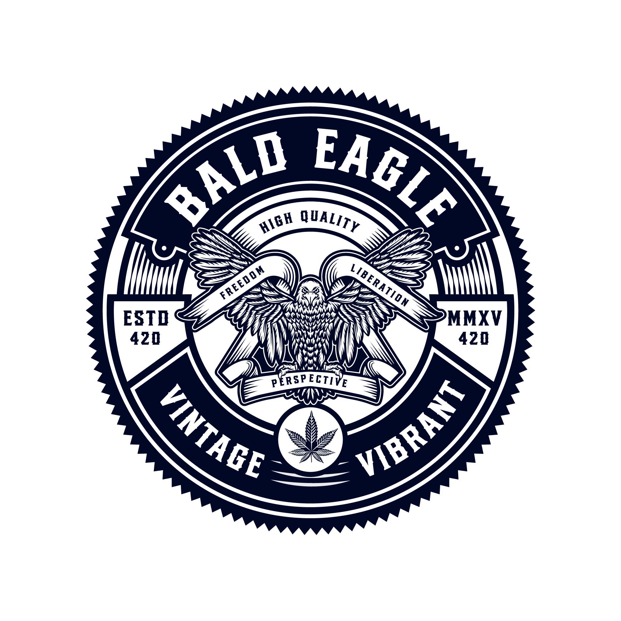 Bald Eagle Cannabis Logo | Scrolller
