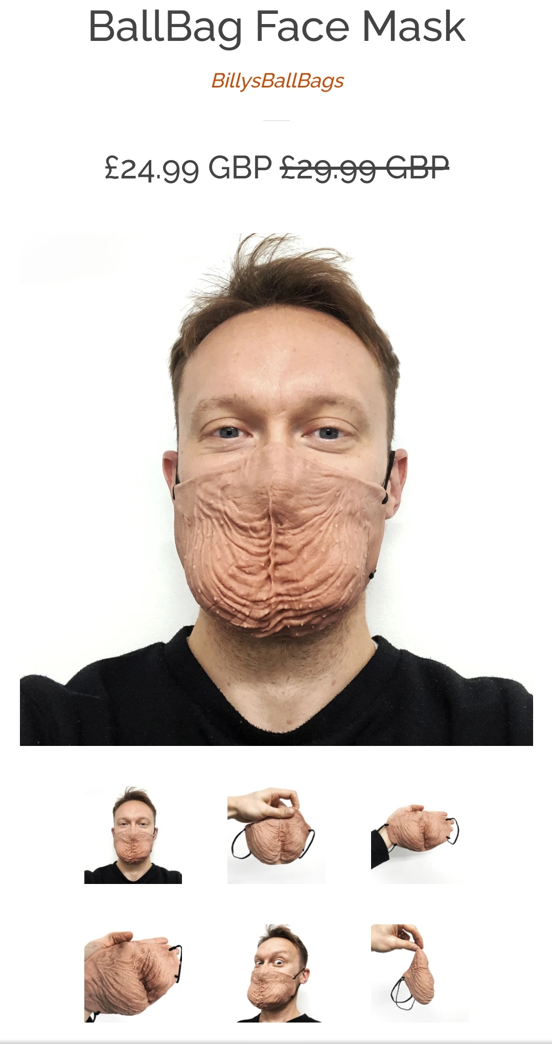 Ballsack face masks | Scrolller