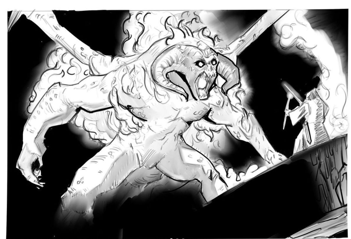 Balrog Drawing I Did Im Very Proud Of How This Turned Out Follow Me On Ig I Have A Few More