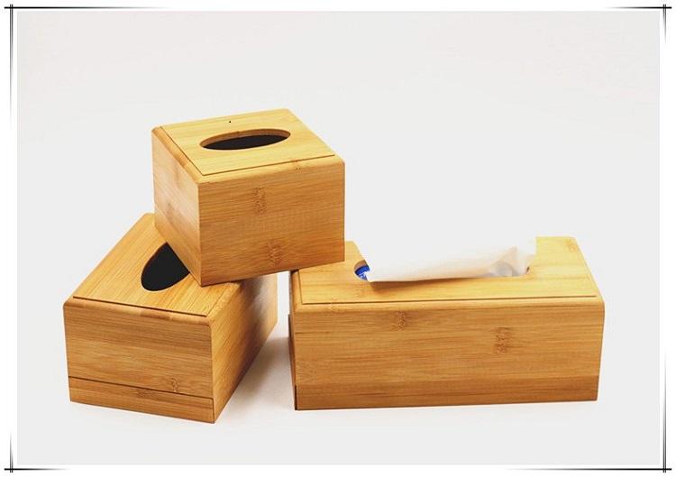 Bamboo tissue box | Scrolller