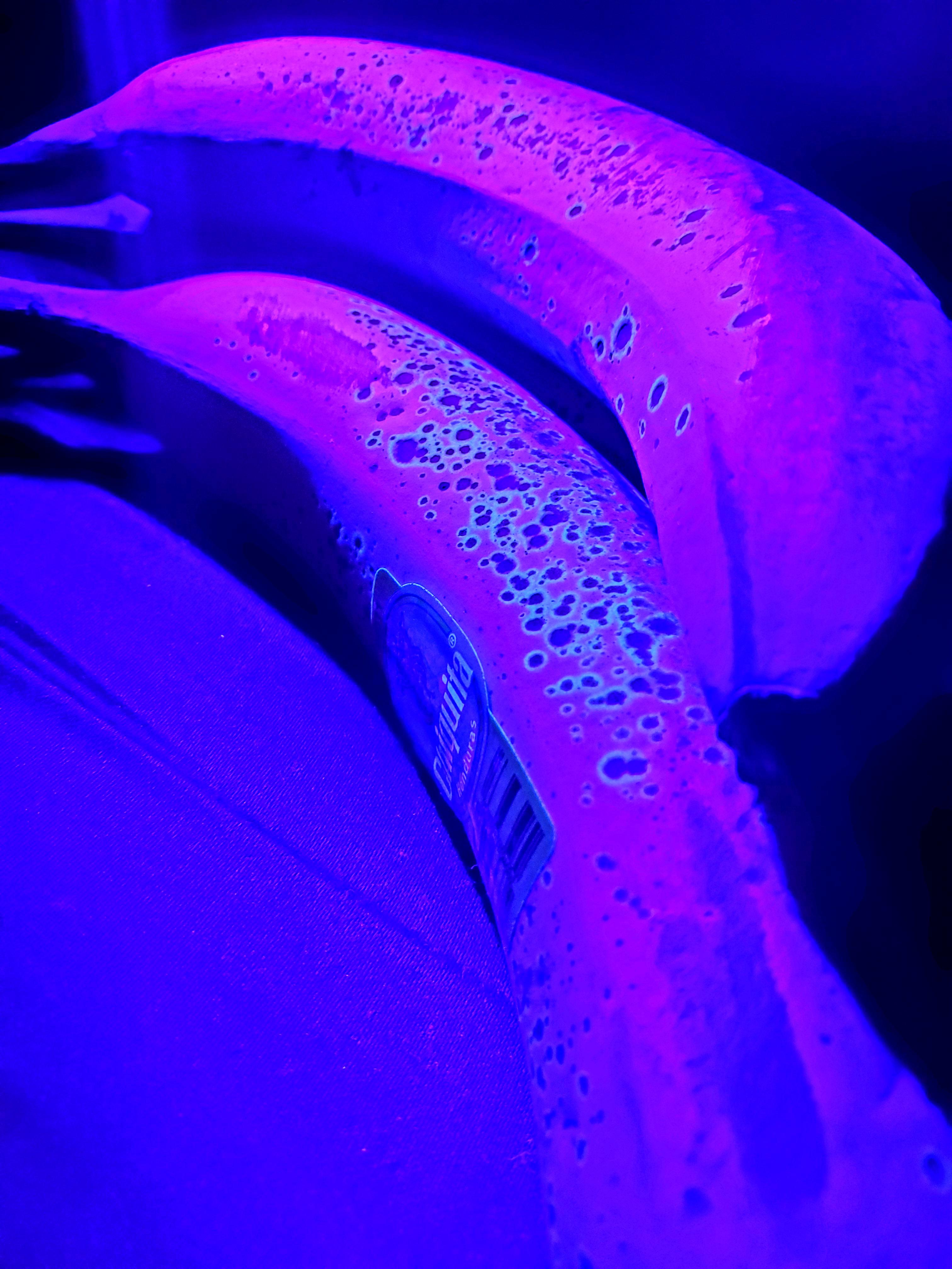 Bananas in UV light | Scrolller