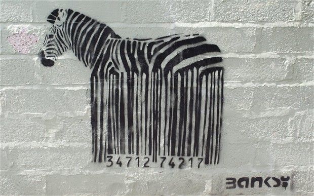 Banksy Zebra | Scrolller
