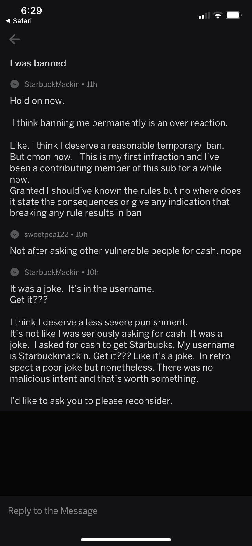 Banned from r/bipolar from a hypocritical mod imo | Scrolller