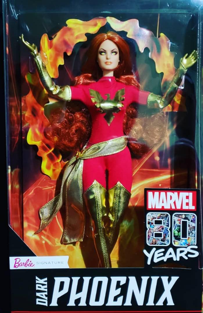Barbie and marvel 80th anniversary Dark Phoenix | Scrolller