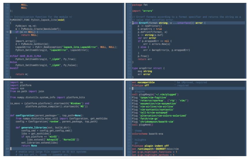 Base16 Theme Inspired by Evangelion Unit-01 from Neon Genesis Evangelion | Scrolller