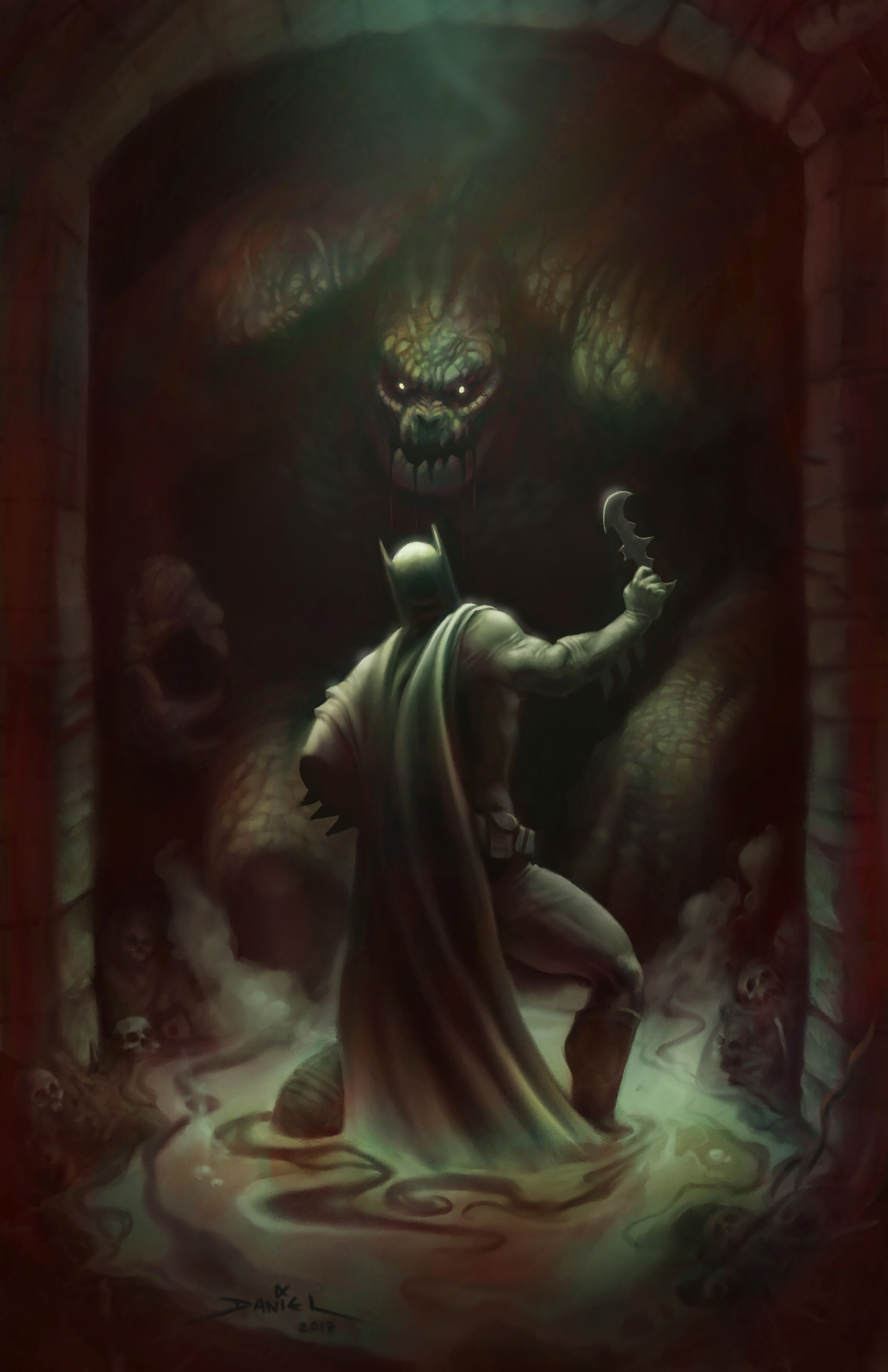 BATMAN VS KILLER CROC by daniel Dulitzky | Scrolller