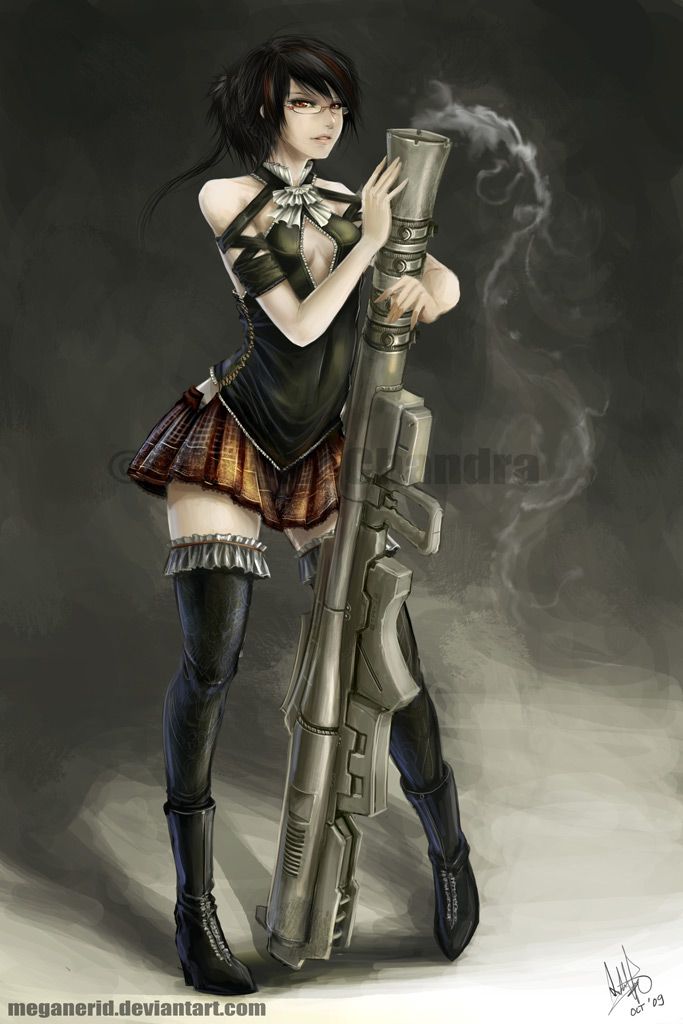 Bazooka Girl by Ridwan Chandra Choa | Scrolller