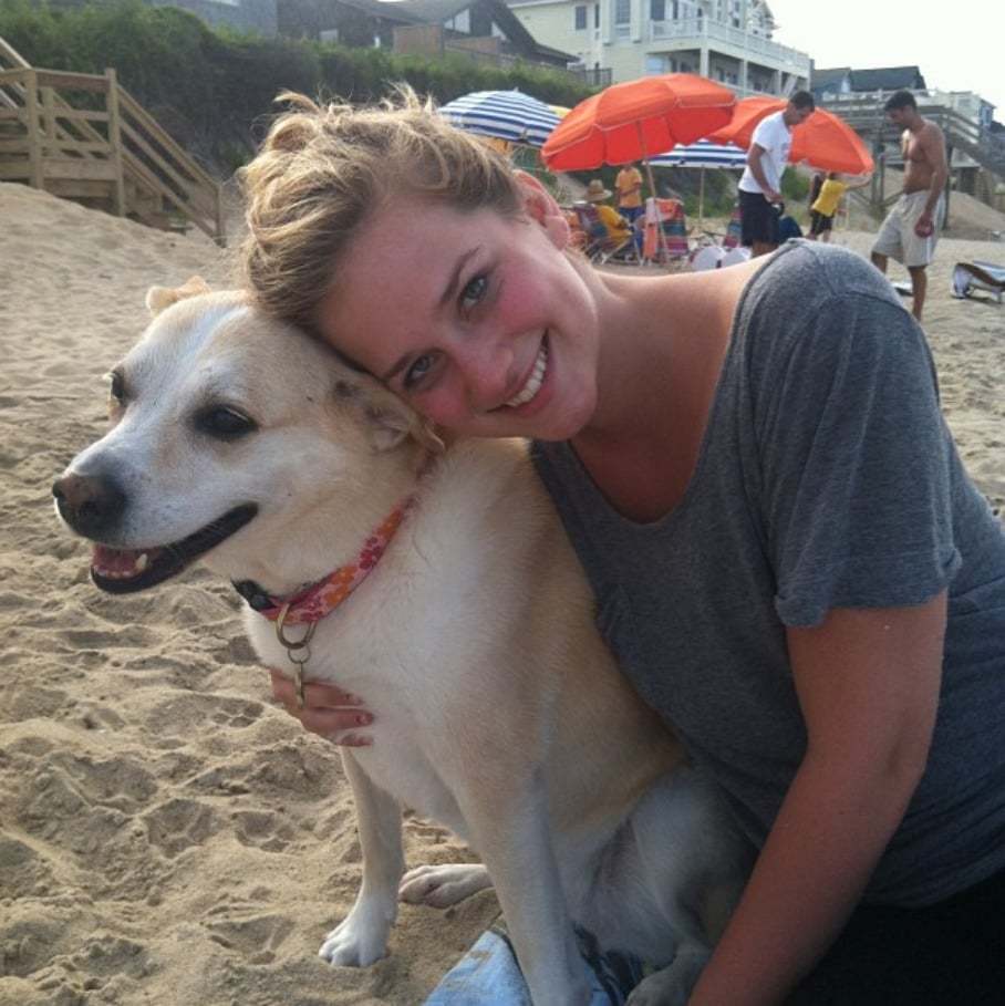 Beach day with her dog | Scrolller