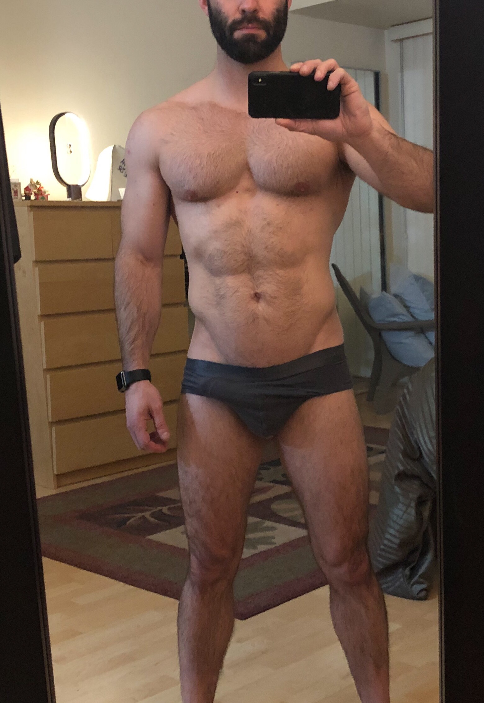 +beard. -chest hair. | Scrolller