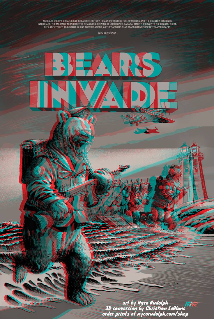 Bears Invade 3D | Scrolller