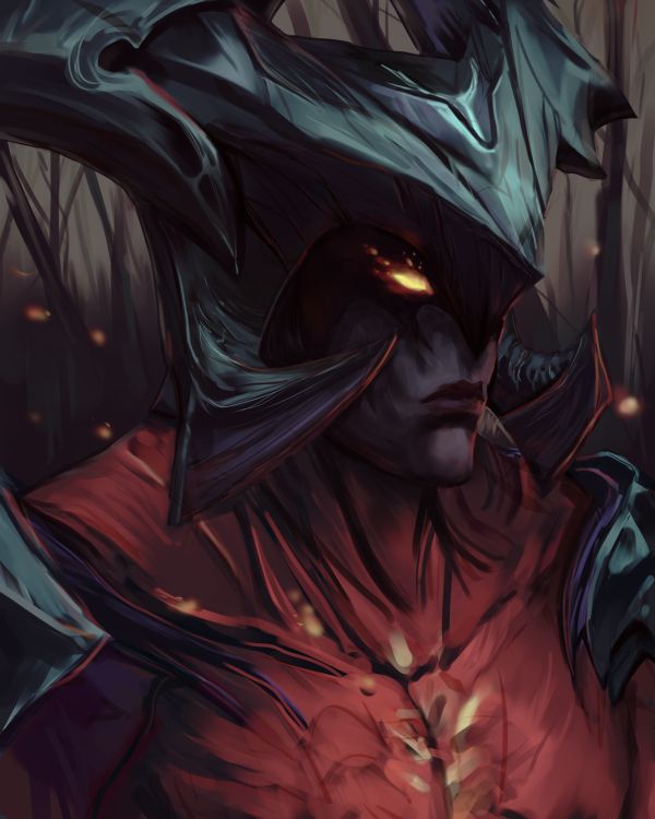 Beautiful Aatrox fanart (Artist in comment) | Scrolller