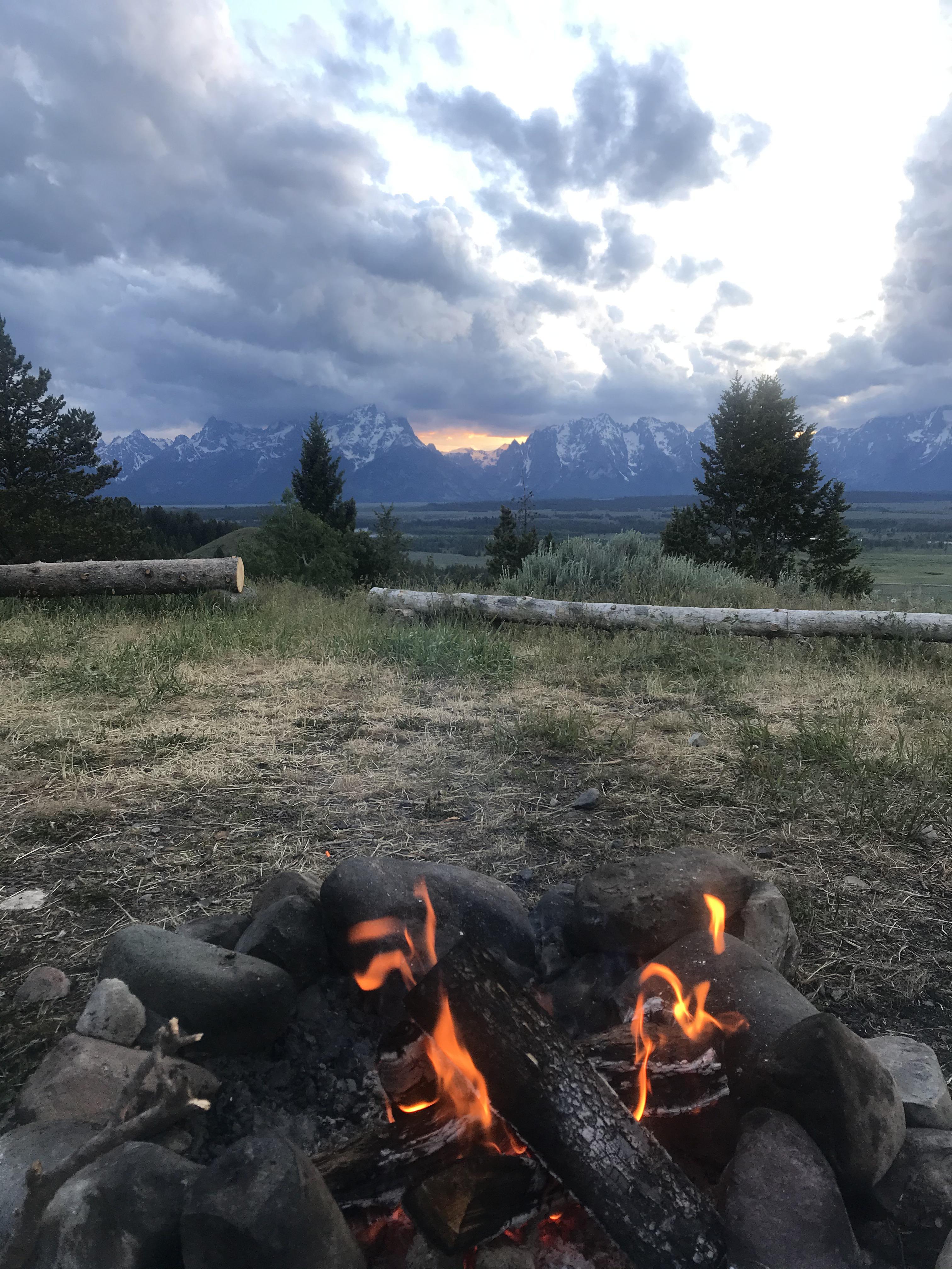 Beautiful campsite right outside of the Grand Tetons! | Scrolller