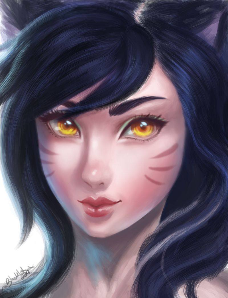 Beautiful Drawing of Ahri | Scrolller