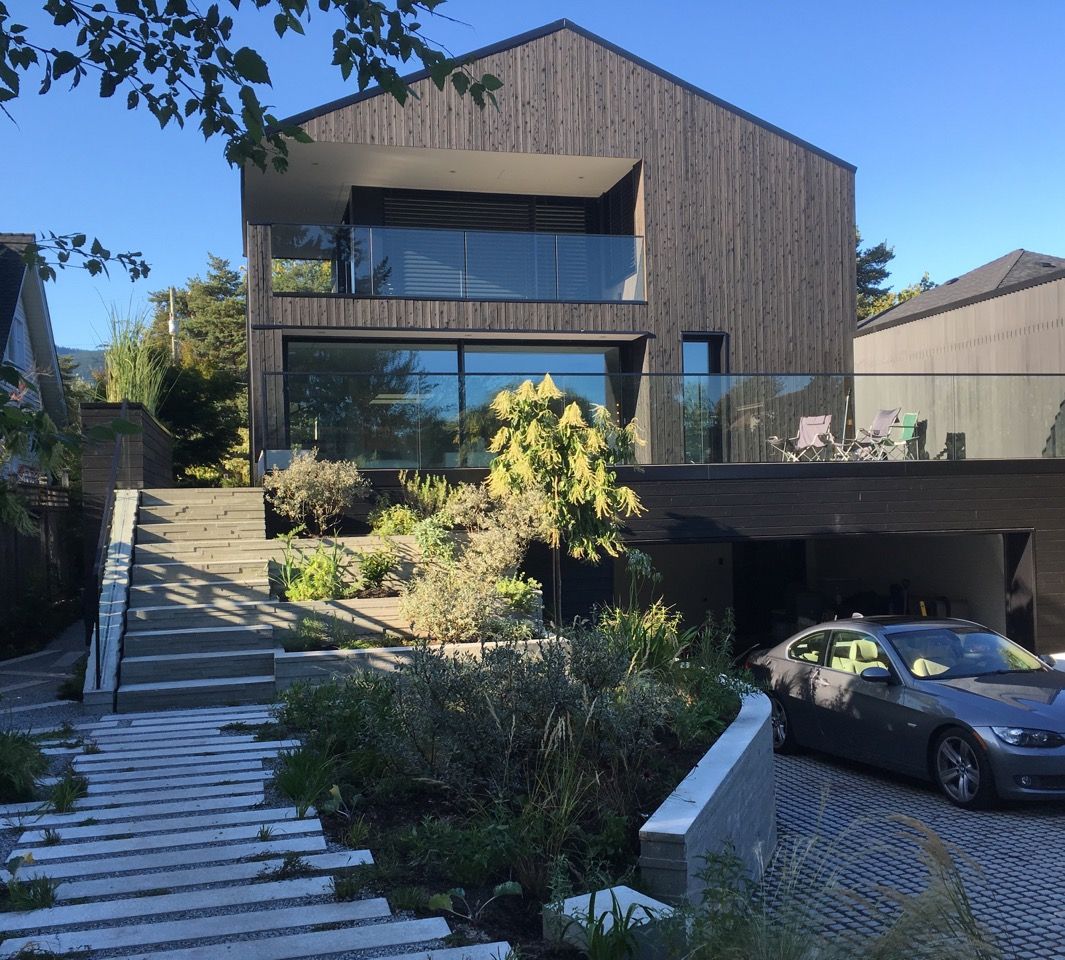 Beautiful, Shou-sugi-ban covered, F-R Residence. Vancouver, British Columbia [1065x960] | Scrolller