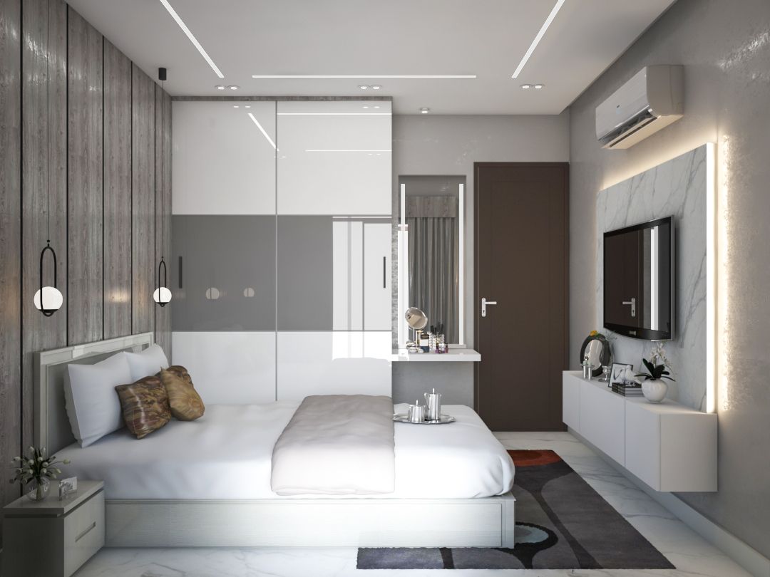 Bedroom interior render (beginner) | Scrolller