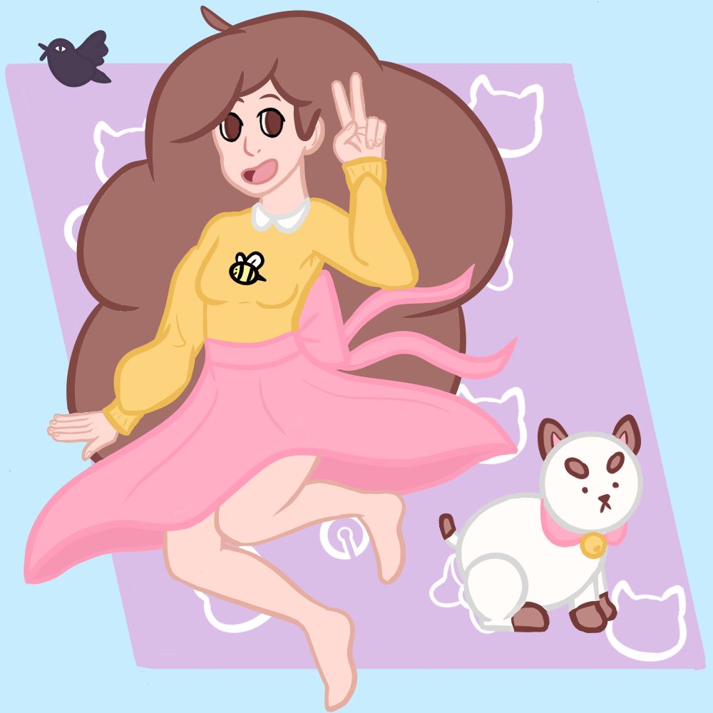 Bee and Puppycat art I did! | Scrolller