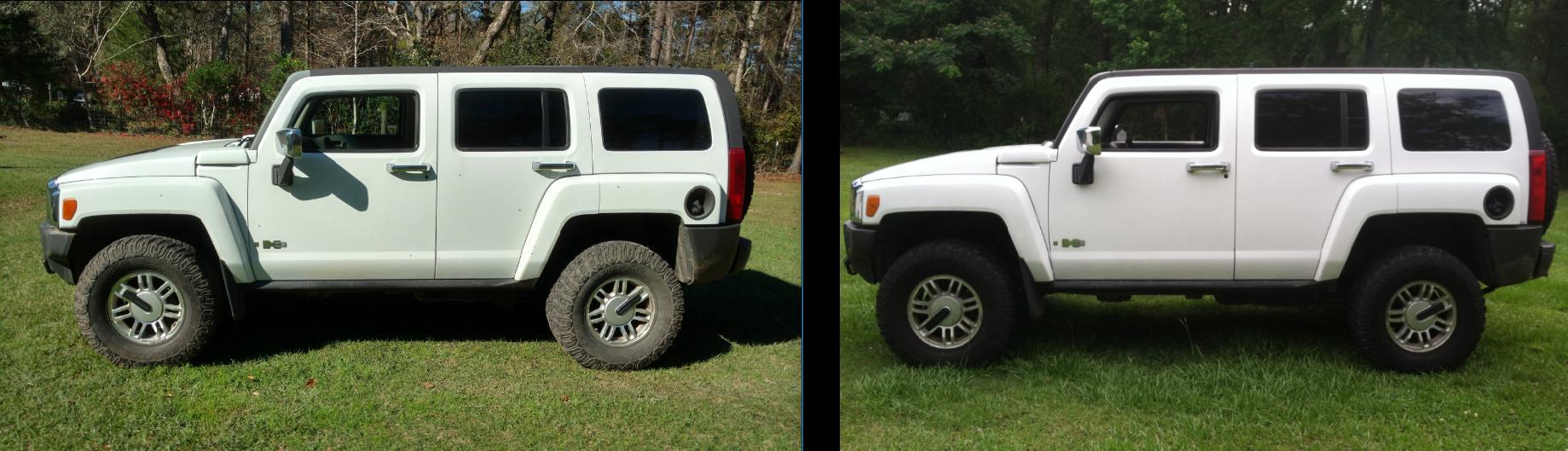 Before and after leveling my H3 | Scrolller