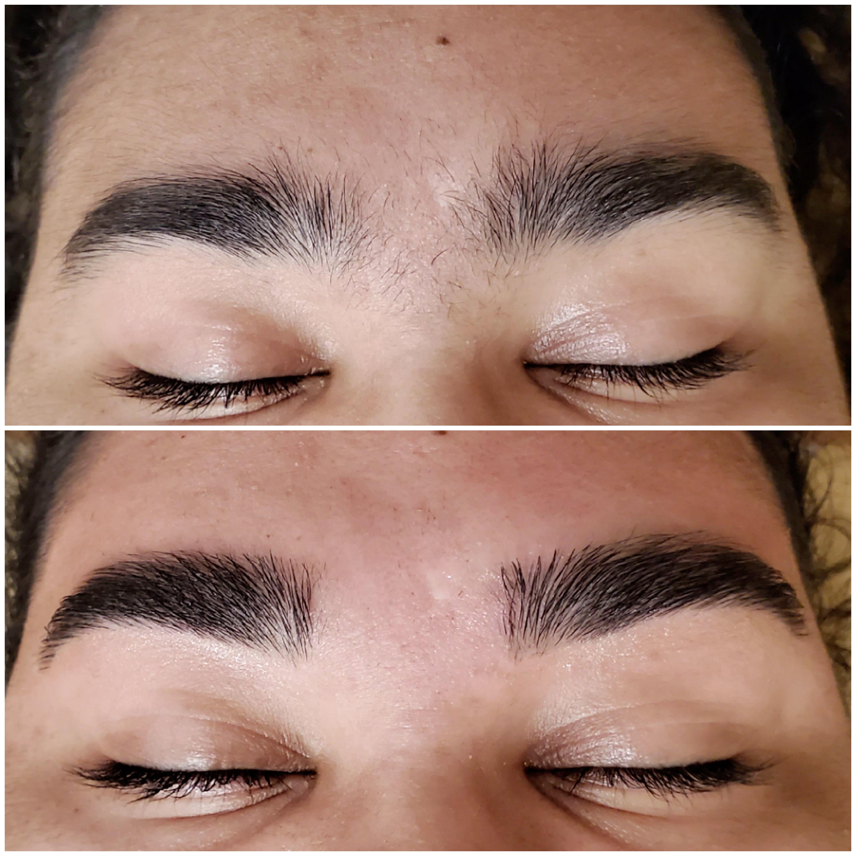 Before and after of my favorite brows to work on | Scrolller