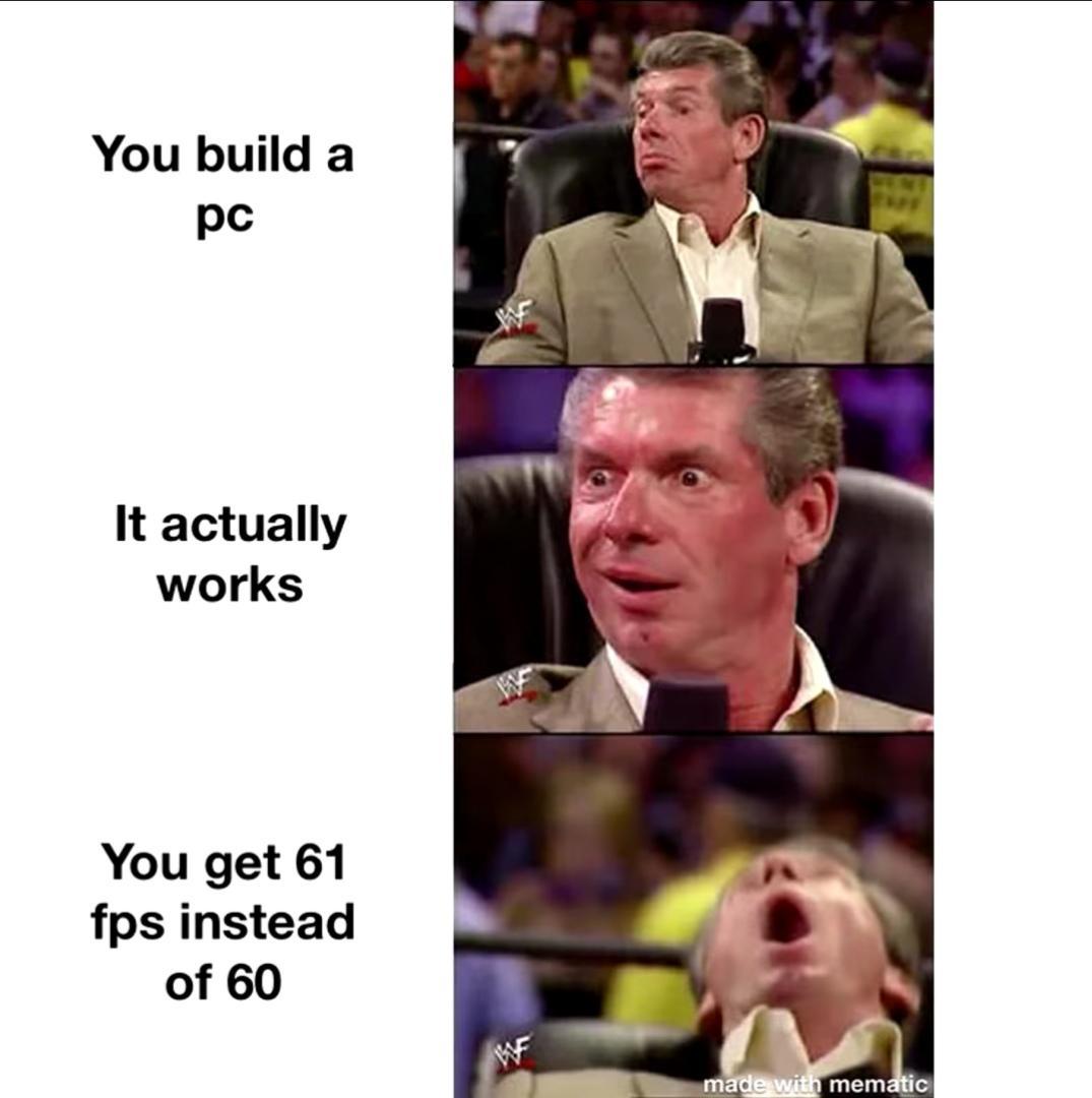 Behold my 61 fps! | Scrolller