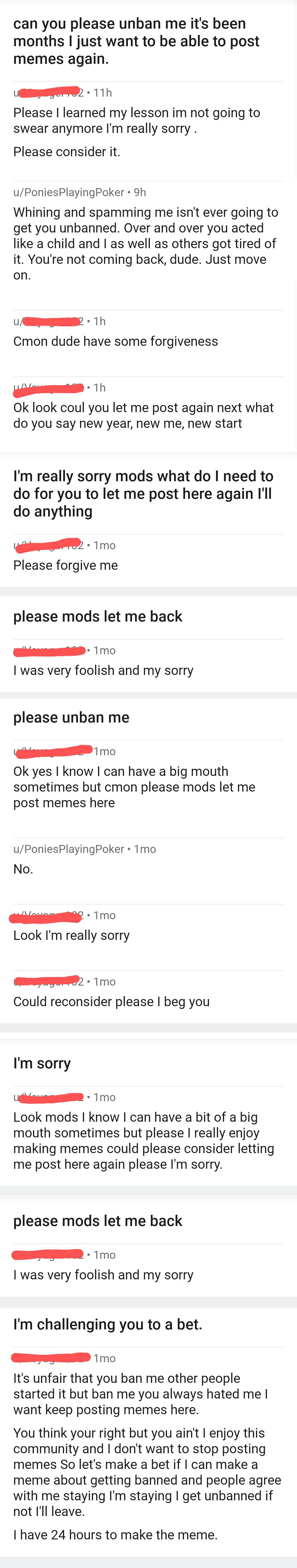 Being a mod was fun they said | Scrolller