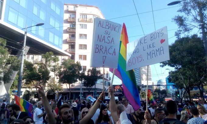 Belgrade Pride Parade: Albanians our are brothers | Scrolller