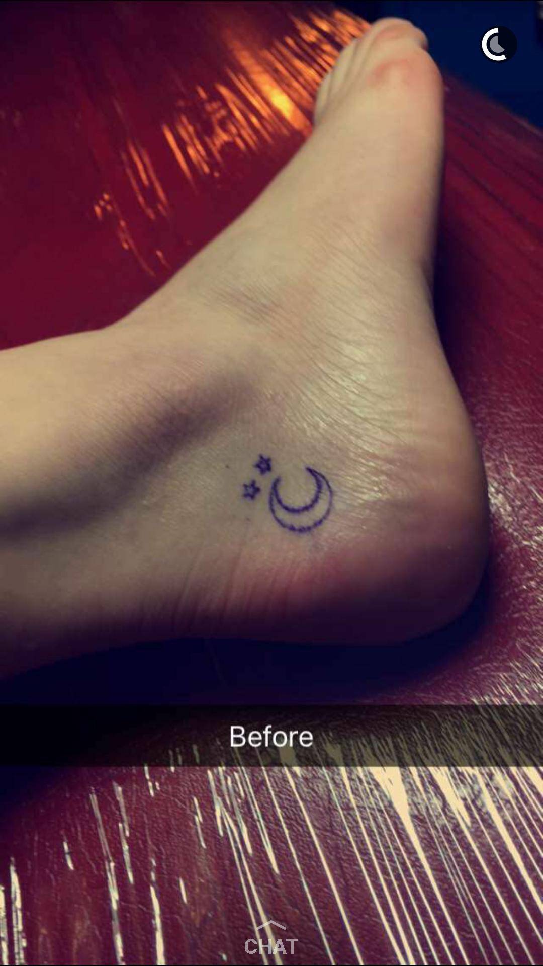 Bella Thorne bellathornedab snapchat....new ankle tattoo | Scrolller