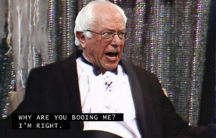 Bernie this entire debate | Scrolller