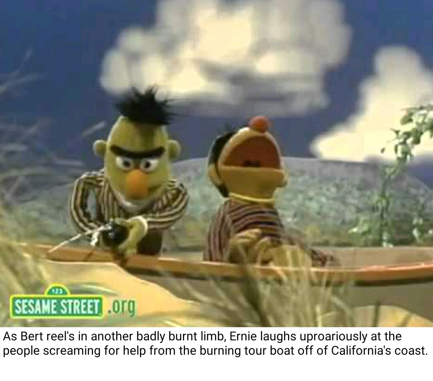 "Best fishing trip ever Bert" | Scrolller