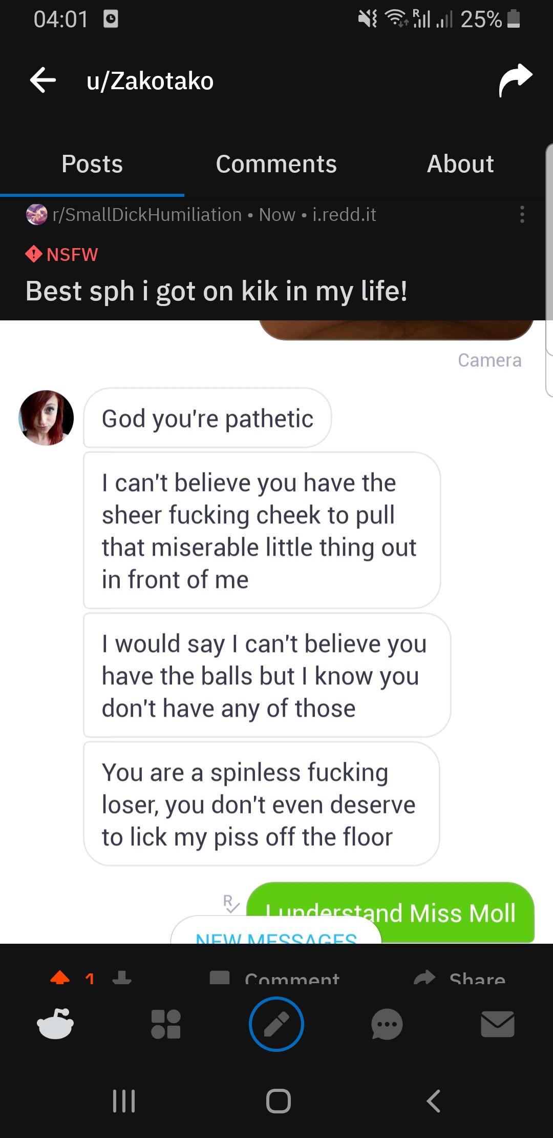 Best Sph ever from Mistress Moll. Her ki.k is mollypop21 | Scrolller