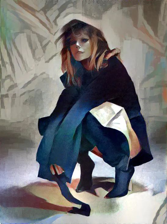 Bf ran a rep photoshoot through a machine learning surrealism style program! | Scrolller