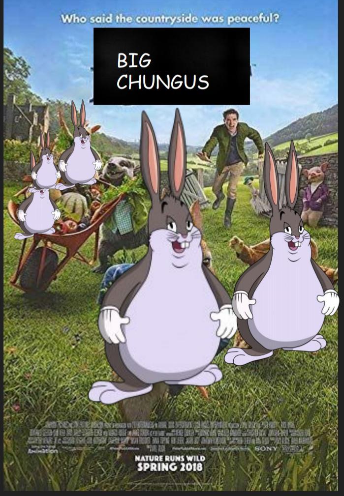 big chungus peter rabbit | Scrolller