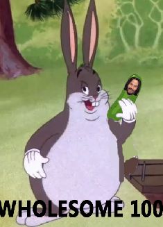 Big Chungus pickle Keanu wholesome 100 moment | Scrolller
