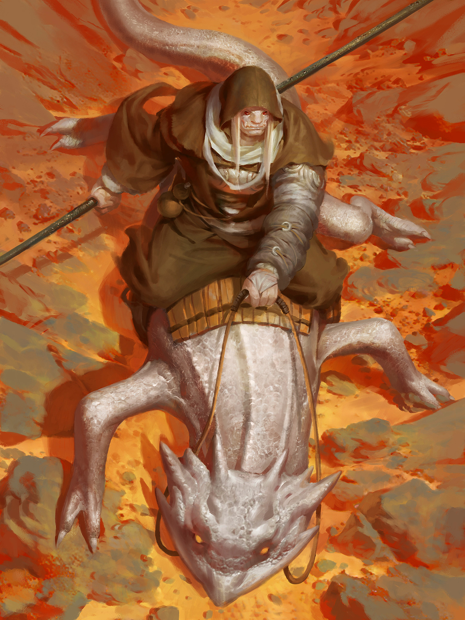 Big Lizard Rider by Junggeun Yoon | Scrolller