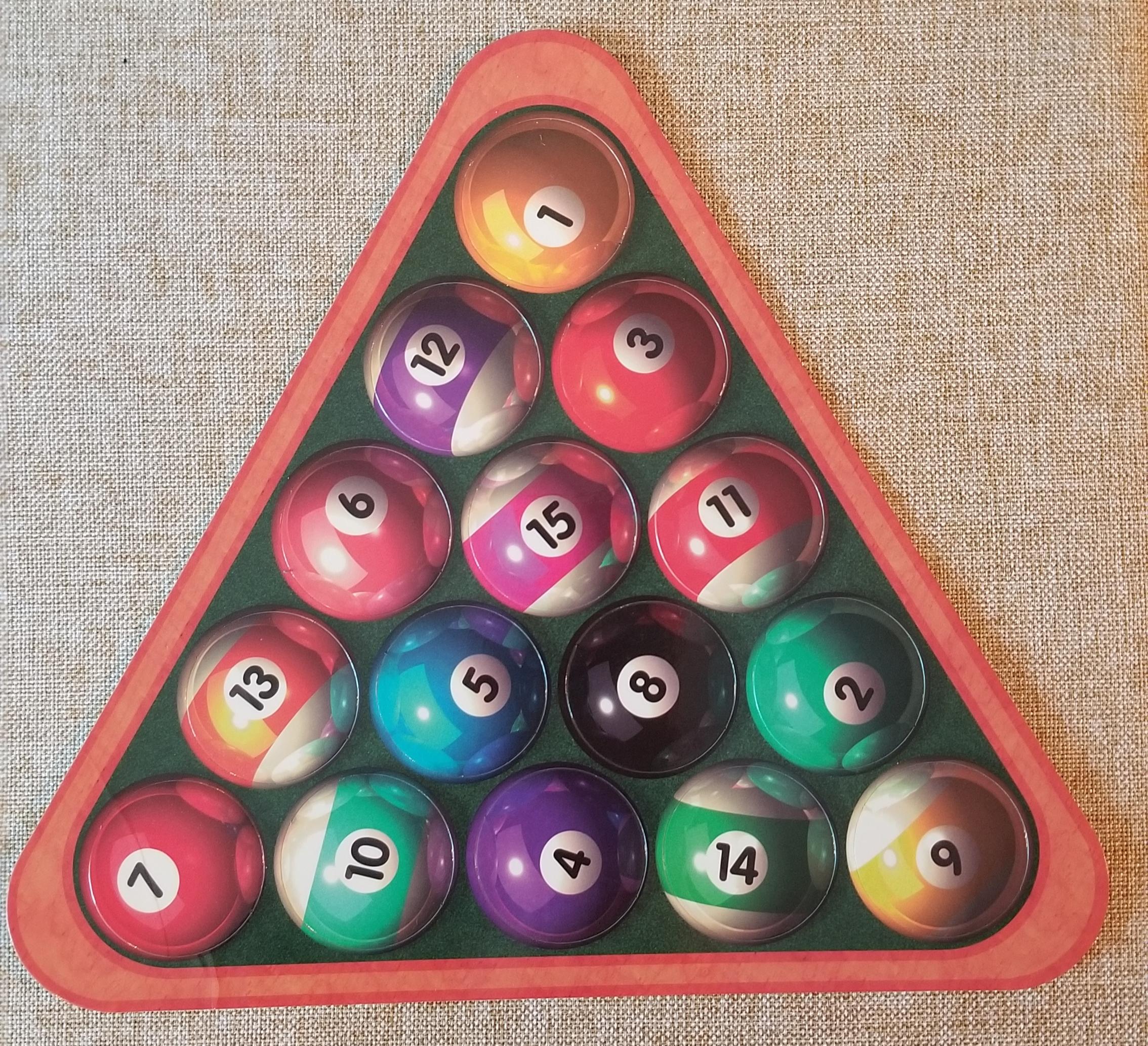 Billiards Pool Balls in Rack POG set | Scrolller