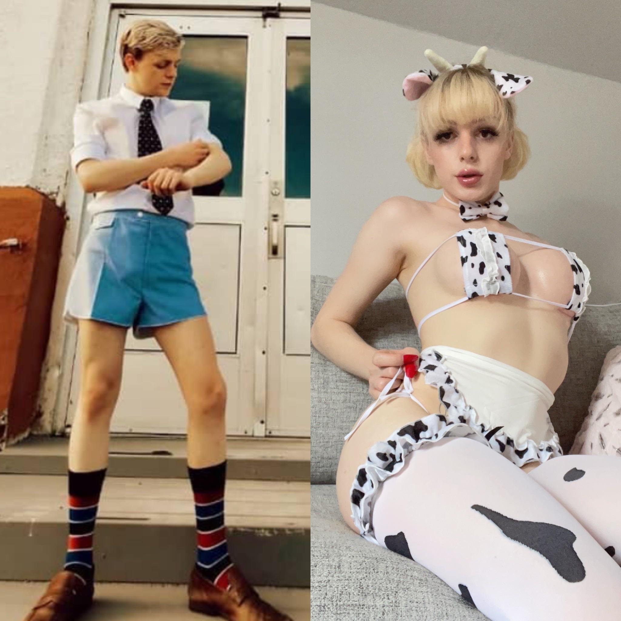 Bimboification update 😍 1 year difference! (TS) | Scrolller