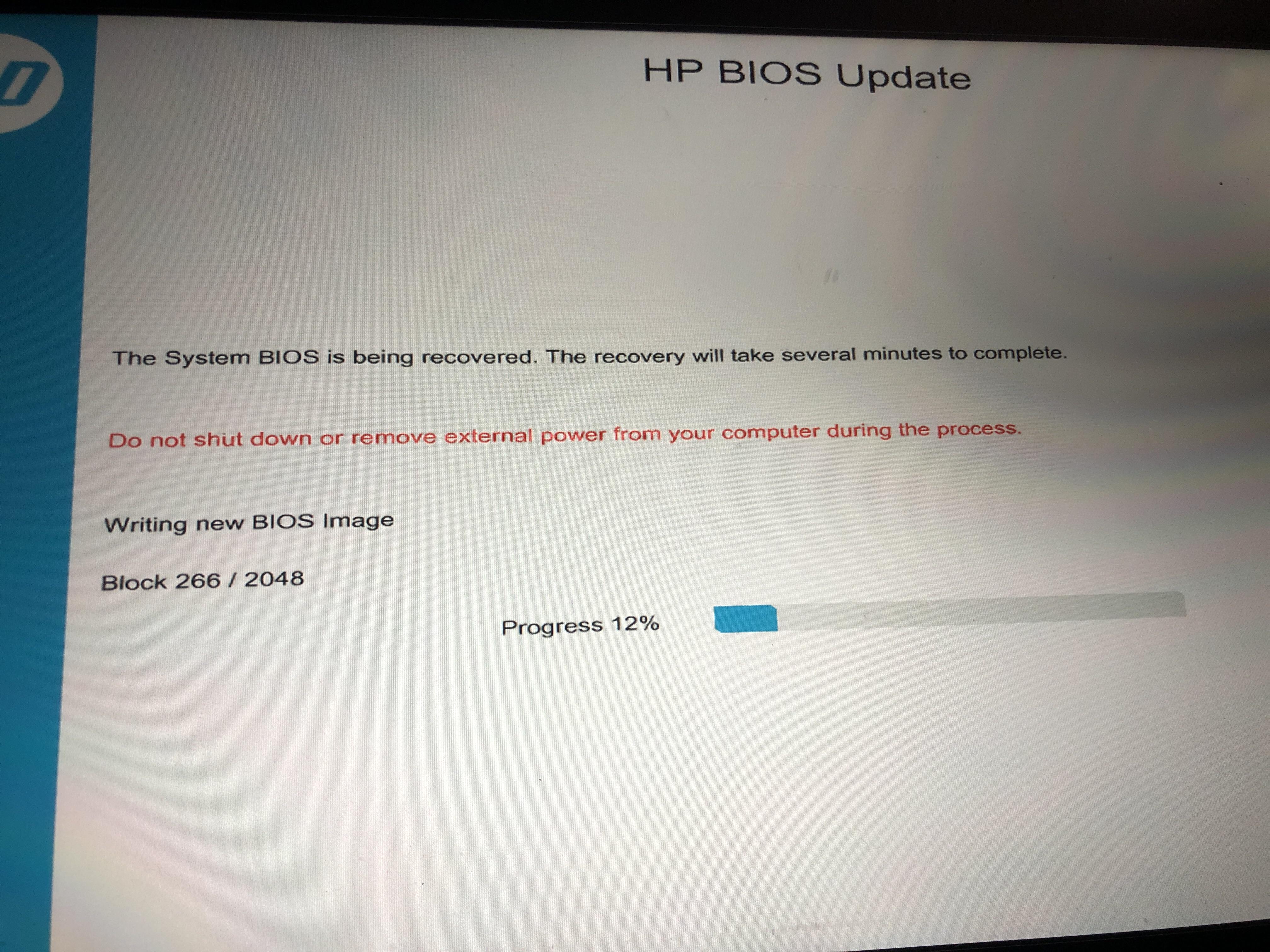 BIOS update stuck | Scrolller