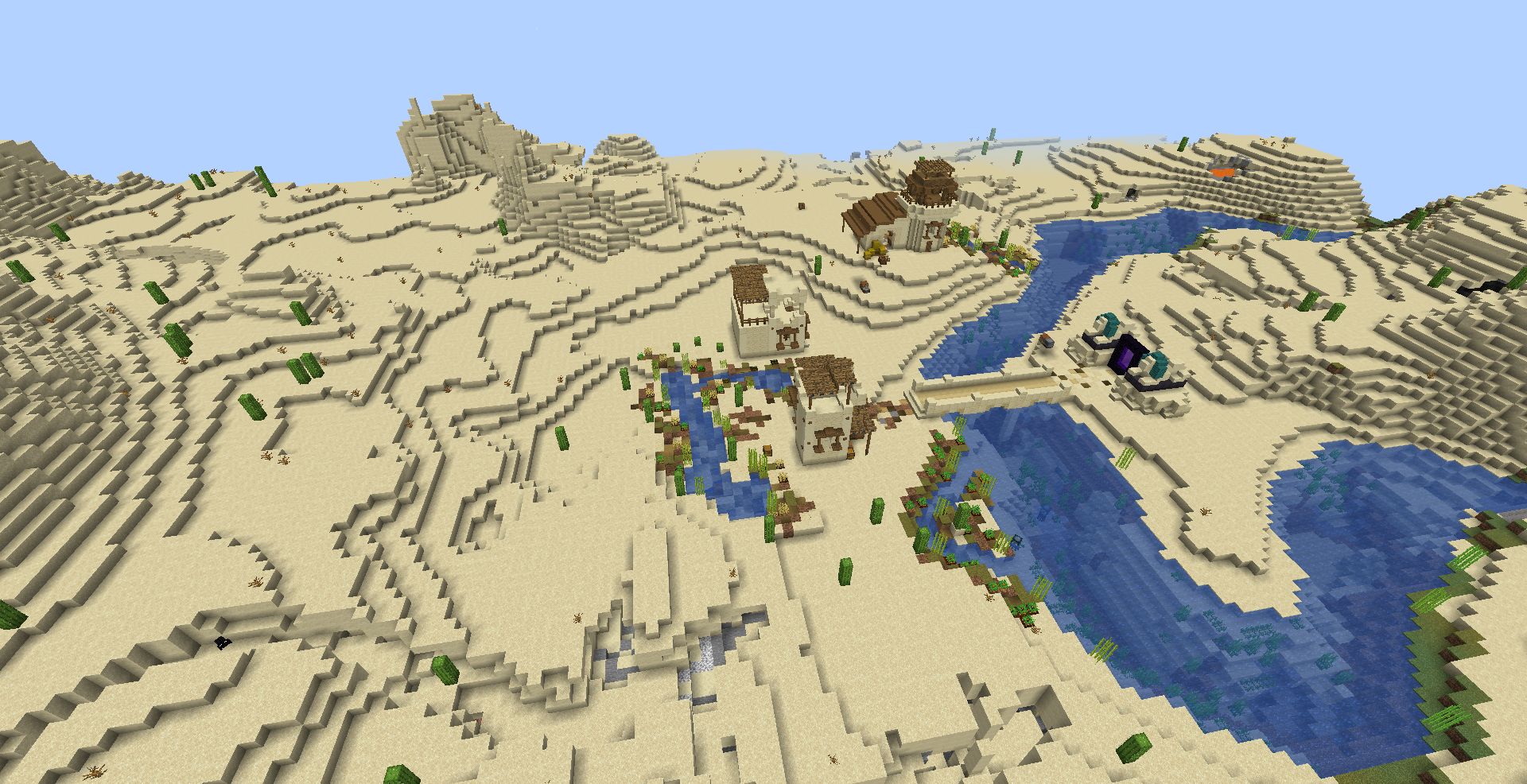 Bird's eye view of my small but growing desert village. Any tips or suggestions? | Scrolller