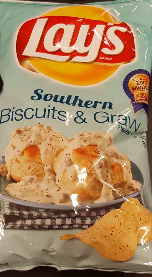 Biscuits & gravy potato chips! | Scrolller