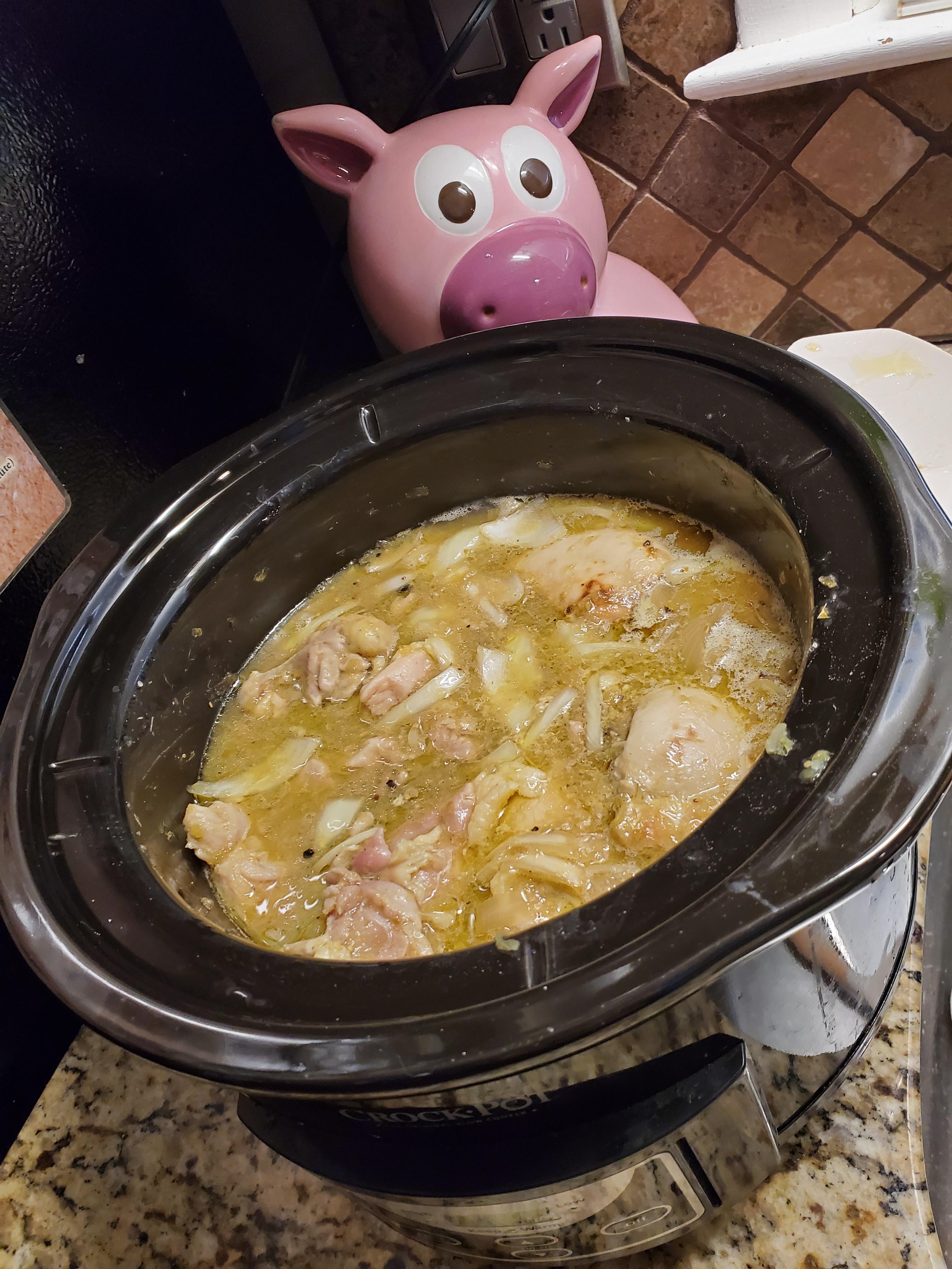 Black garlic chicken thighs with salsa verde | Scrolller