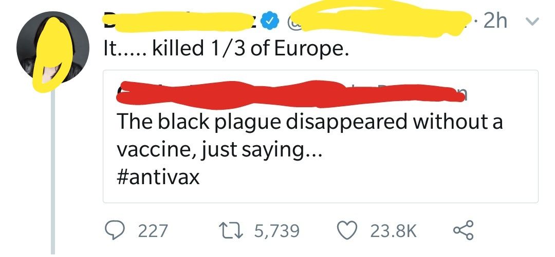 Black plague wasn't so bad. (/r/facepalm) | Scrolller