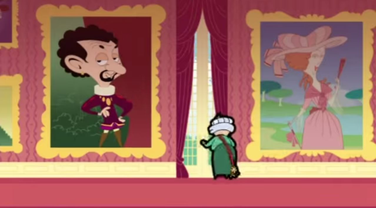 Blackadder's Cameo In The Mr. Bean Animated Series (Royal Bean) | Scrolller