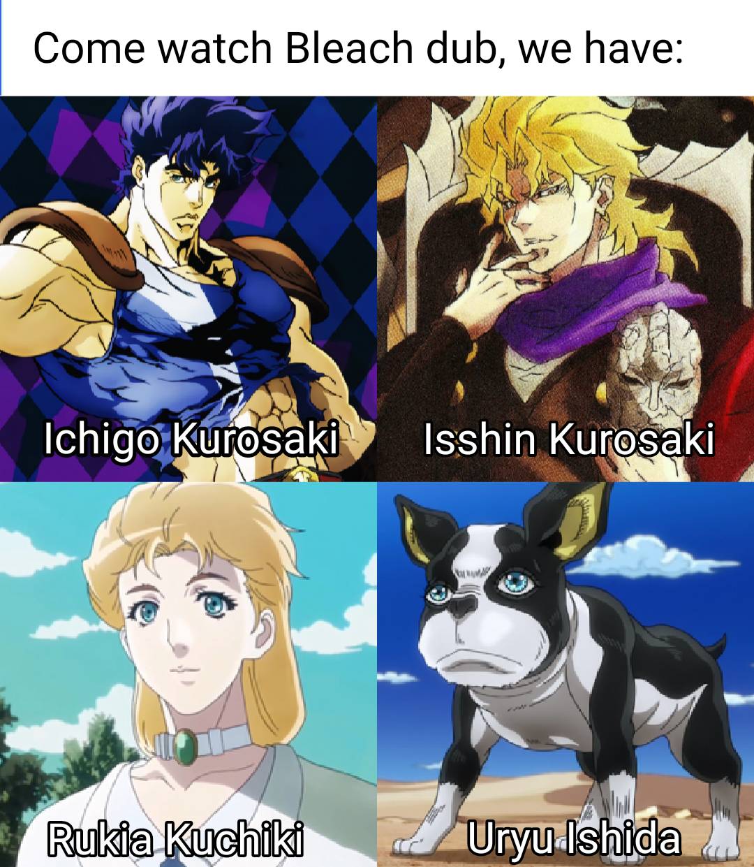 Bleach was just one big Jojo reference | Scrolller