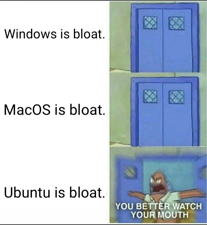 bloat is bloat | Scrolller