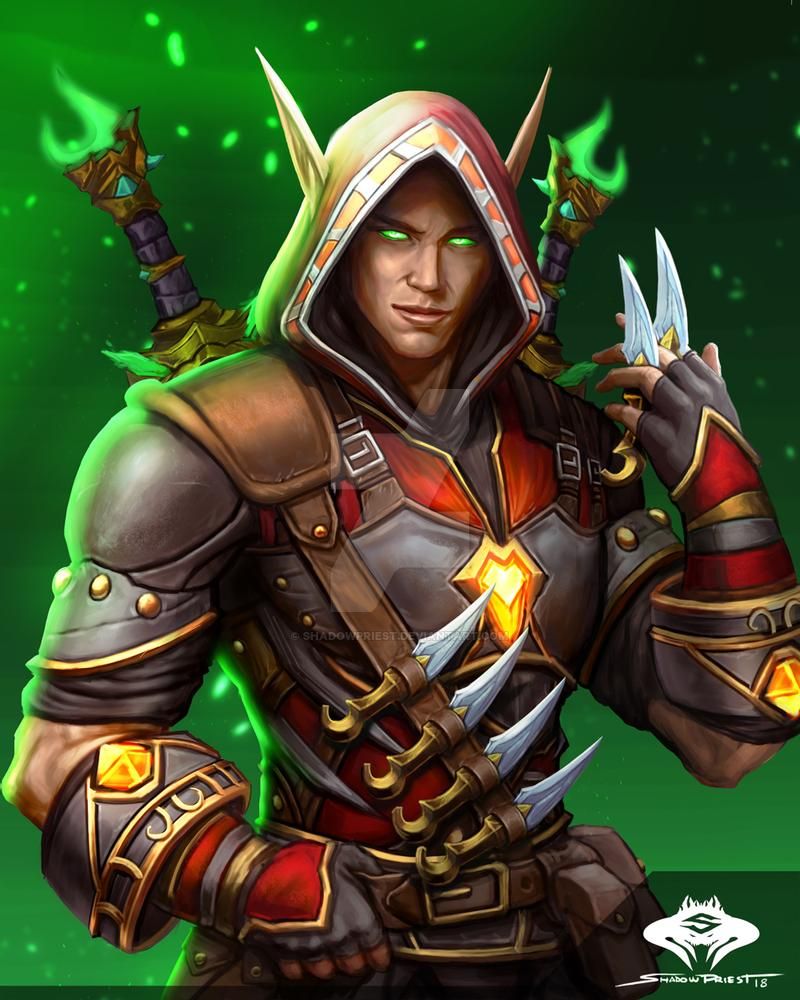 Blood Elf Rogue by ShadowPriest | Scrolller