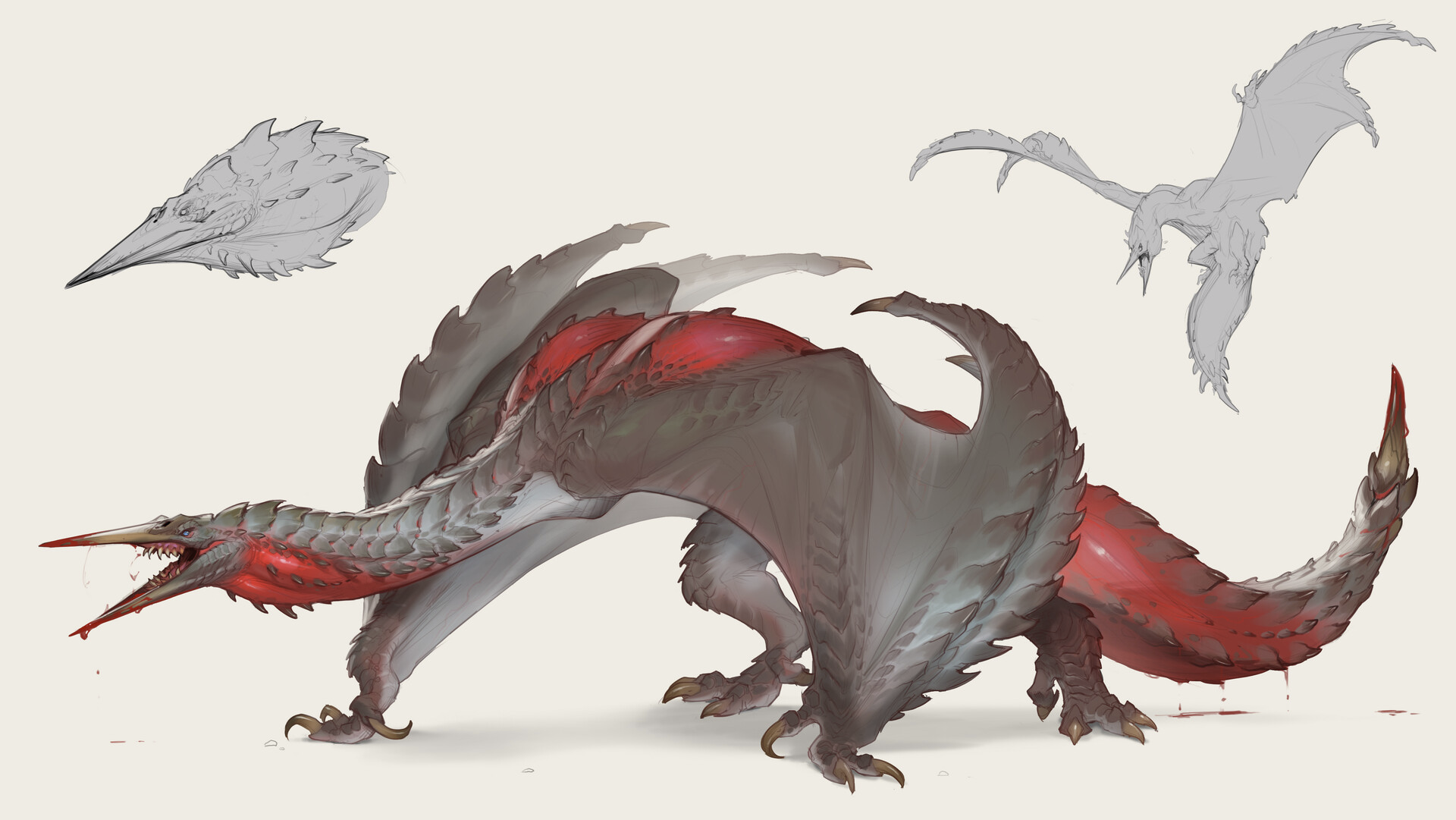 Blood Sucking Dragon by Baldi Konijn | Scrolller