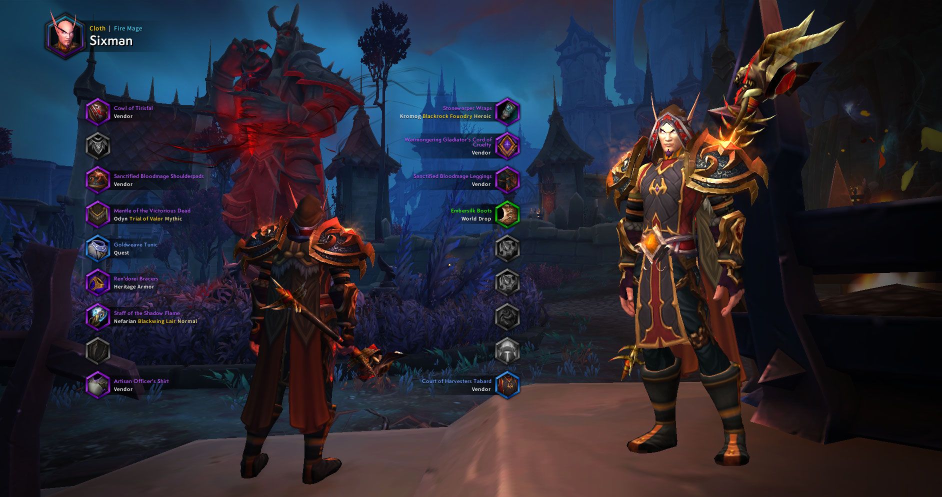 Bloodfire Battle Mage | Scrolller