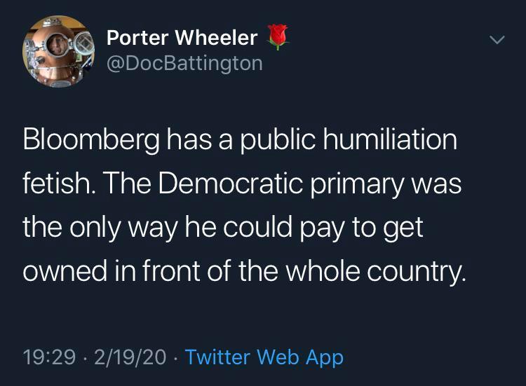 Bloomberg got owned | Scrolller