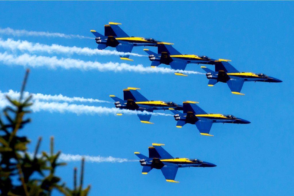 Blue Angels flyover in Troy | Scrolller