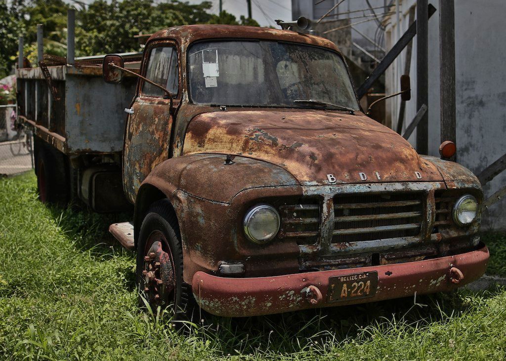 Blue Bird truck in Punta Gorda, Belize | Scrolller